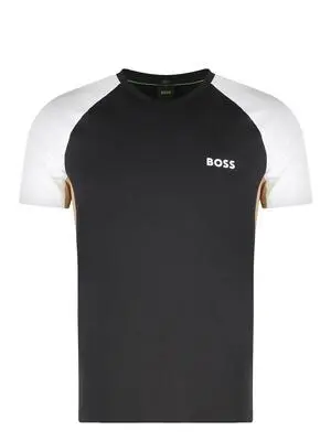 BOSS Tech Fabric Slim Fit T-shirt - Black