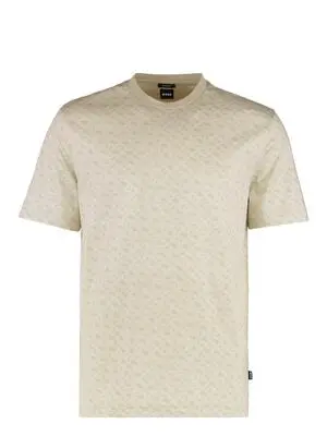 BOSS Classic Fit Cotton T-shirt - Beige