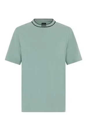 BOSS Classic Soft Cotton T-shirt For Short Sleeve - Green