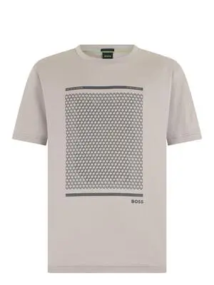 BOSS Minimalist Cotton Mini T-shirt - Turtledove