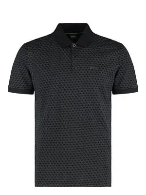 BOSS Classic Pique Cotton Polo - Black