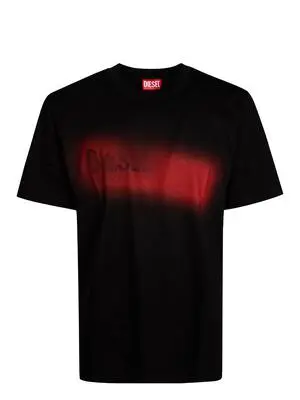 DIESEL® 100% Cotton T-shirt - Nero