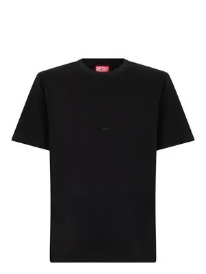 DIESEL® Soft Cotton Classic Short-sleeve T-shirt - Black