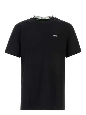 BOSS Cotton Piqué T-shirt - Black