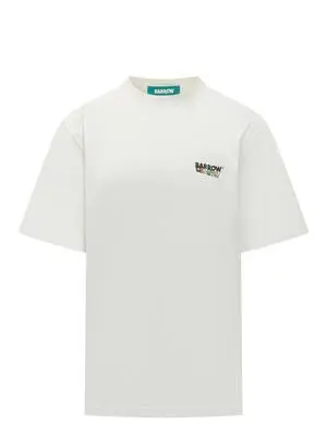 BARROW T-shirt With Graphic Logo Detail - Cocco
