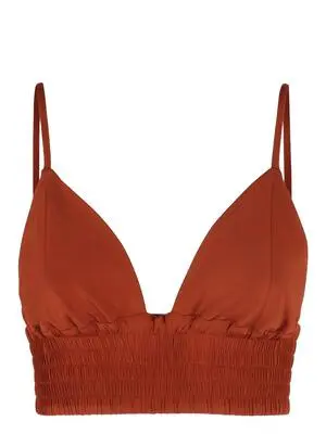 FEDERICA TOSI Federica Tosi Women's Knit Crop Top With Thin Straps