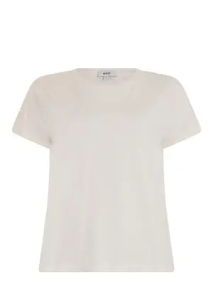 AGOLDE AGOLDE Short-Sleeve Cotton T-Shirt Beige