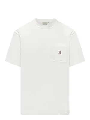Gramicci Casual Pocket T-shirt With Logo - White