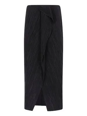 CALVIN KLEIN Calvin Klein Pleated Polyester Skirt