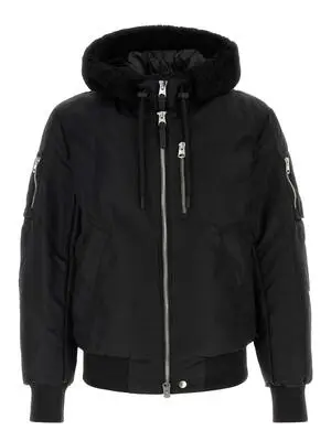 Mackage August Nylon Hooded Down Jacket - Black