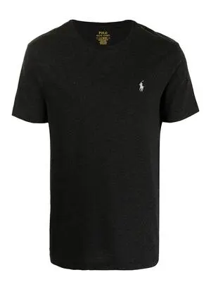 Polo Ralph Lauren Signature Embroidered Crew Neck T-shirt - Nero