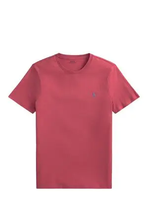 Polo Ralph Lauren Polo Ralph Lauren Men's Embroidered Signature Crew Neck T-Shirt - Size M Rosso