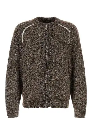 Herno Zip-up Wool-blend Cardigan - Multicoloured