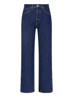 RE/DONE RE/DONE High-Rise Straight-Leg Jeans