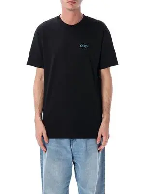 Obey Nouveau Angel Graphic T-shirt Size - Black