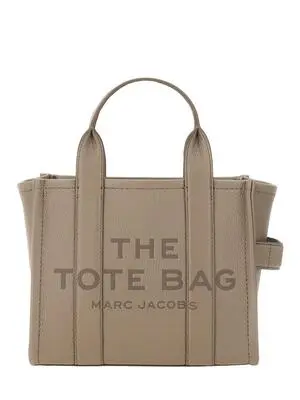 Marc Jacobs MARC JACOBS Dove Grey Leather Mini The Tote Handbag Grey