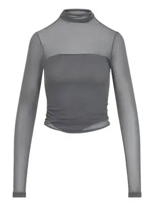 LEMAIRE Foulard-style Ballerina Top - Grey