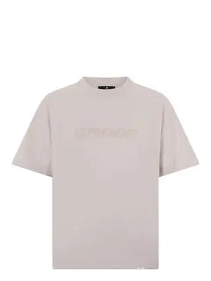 REPRESENT Embroidered Logo Mini T-shirt - Ecru