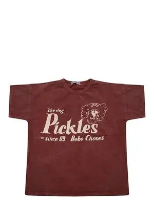 BOBO CHOSES Graphic Dog Print T-shirt - Marrone