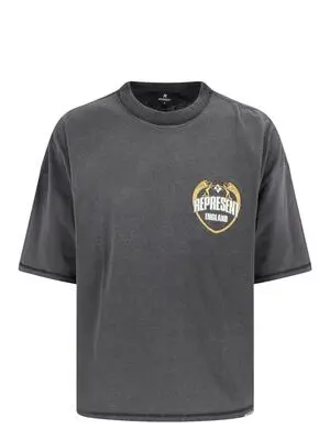REPRESENT Hemp-cotton Essential T-shirt - Grey