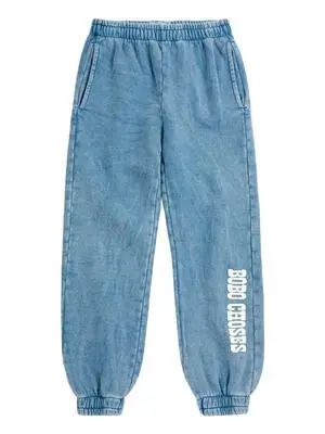 BOBO CHOSES Relaxed Fit Jogging Pants With Logo Detail - Blue