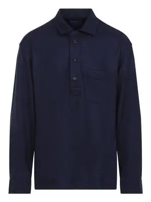 Ralph Lauren Purple Label Cashmere Sport Shirt For - Blue