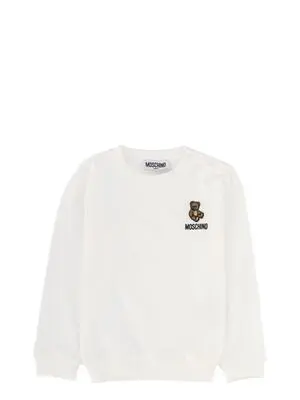 Moschino MOSCHINO "Teddy Bear" Cotton Sweatshirt White