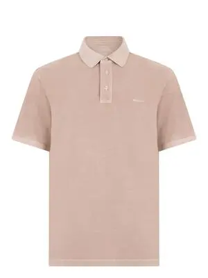 Gant Classic Short Sleeve Polo For Elegance Meets Comfort - Beige