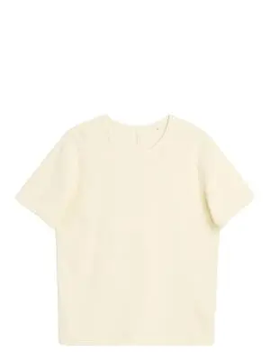 SUNFLOWER Crewneck T-shirt In 100% Cotton - Bianco