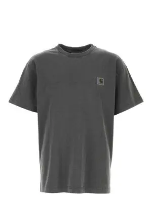 Carhartt Work In Progress Vista Short-sleeve Cotton T-shirt - Grey
