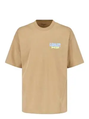 Carhartt Work In Progress Graphic Logo T-shirt - Beige