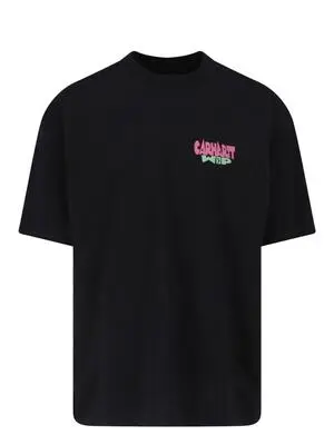 Carhartt Work In Progress Graphic Logo T-shirt - Black