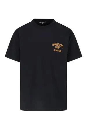 Carhartt Work In Progress Graphic Cotton T-shirt - Black