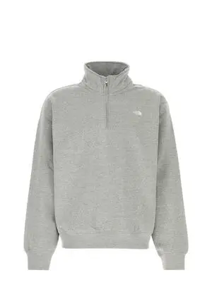 The North Face Cotton-blend Crewneck Sweatshirt With Logo - Grey