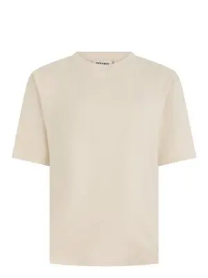 Max Mara Weekend Max Mara Weekend Crew Neck Cotton T-Shirt Beige