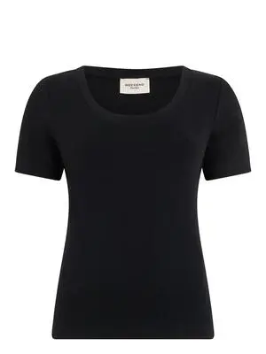 Max Mara WEEKEND MAX MARA Slim Fit Cotton T-Shirt Black