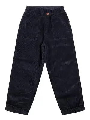1+IN THE FAMILY Mini Velvet Trousers - Blu