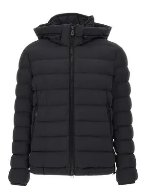 Peuterey Quilted Down Puffer Coat - Black