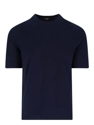 K-WAY 100% Cotton Crewneck Sweater - Blue