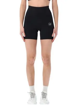Adidas By Stella McCartney High-rise Yoga Shorts - Black