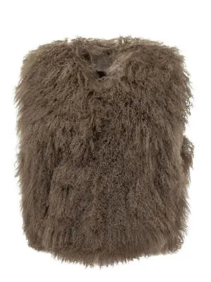 MARTHA LOUIS Martha Louis Mongolian Shearling Vest