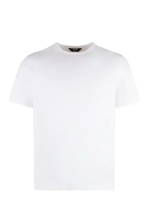K-WAY Adame Cotton Crew-neck T-shirt - White