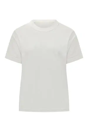 Y3 Relaxed Fit Cotton T-shirt - Cwhite