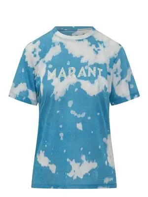 MARANT ETOILE Tie & Dye T-shirt - Blue