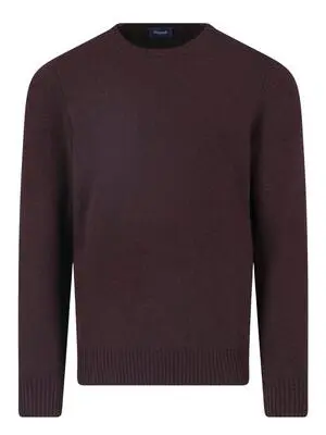 DRUMOHR Cashmere Crewneck Sweater - Brown