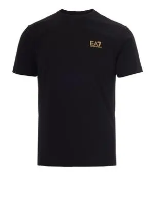 EA7 S Classic Cotton T-shirt - Black