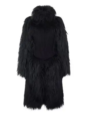 ELISABETTA FRANCHI Elisabetta Franchi Fur-Effect Coat With Bustier