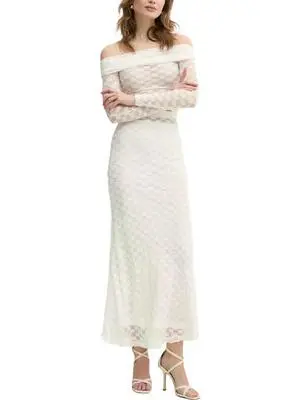 Bardot Bardot Adoni Off-Shoulder Top Neutrals