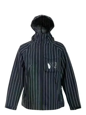 POP TRADING COMPANY Oracle Pinstripe Jacket - Blue