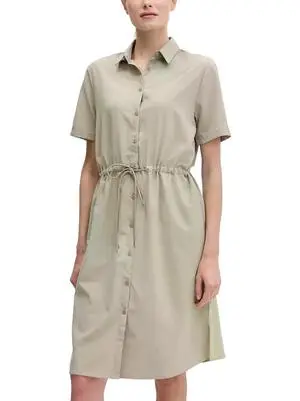 JACK WOLFSKIN JACK WOLFSKIN Waimea Button Drawstring Mini Dress Green
